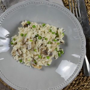 Recette Riz aux petits pois et champignons - Magazine Omnicuiseur