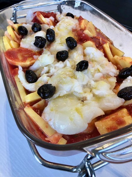 Recette Morue à la portugaise - Magazine Omnicuiseur