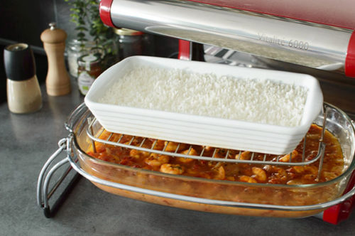 Recette Nage de crevettes tandoori-coco et riz basmati - Magazine ...