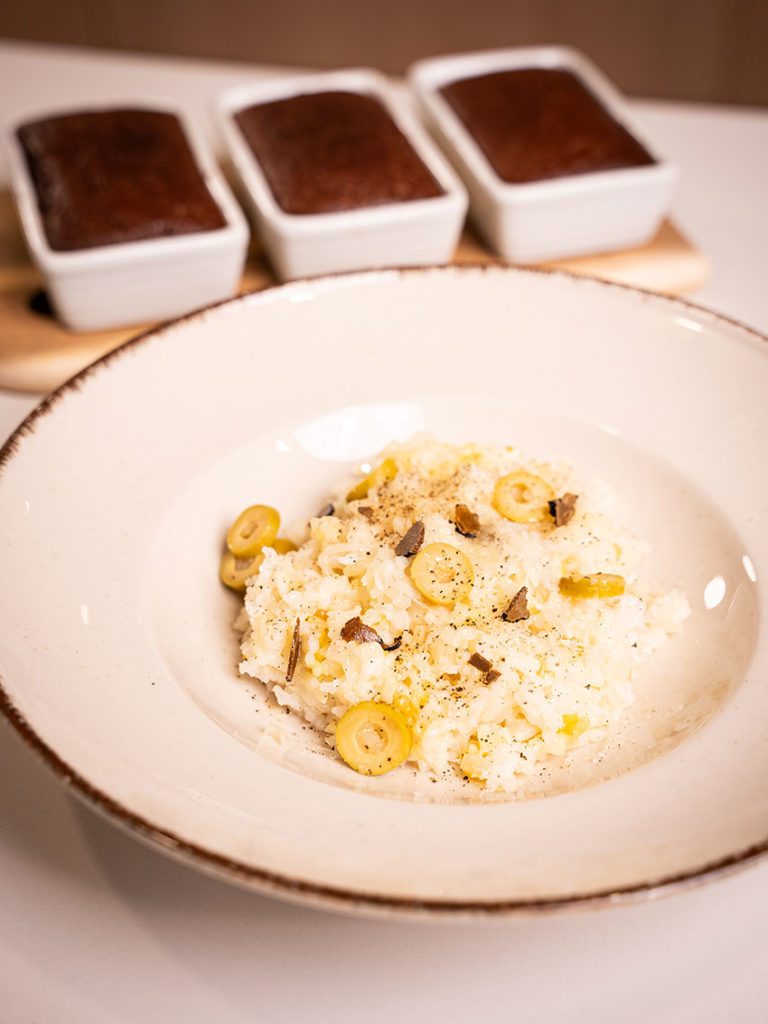 Recette Risotto truffé et fondant chocolat praliné - Magazine Omnicuiseur